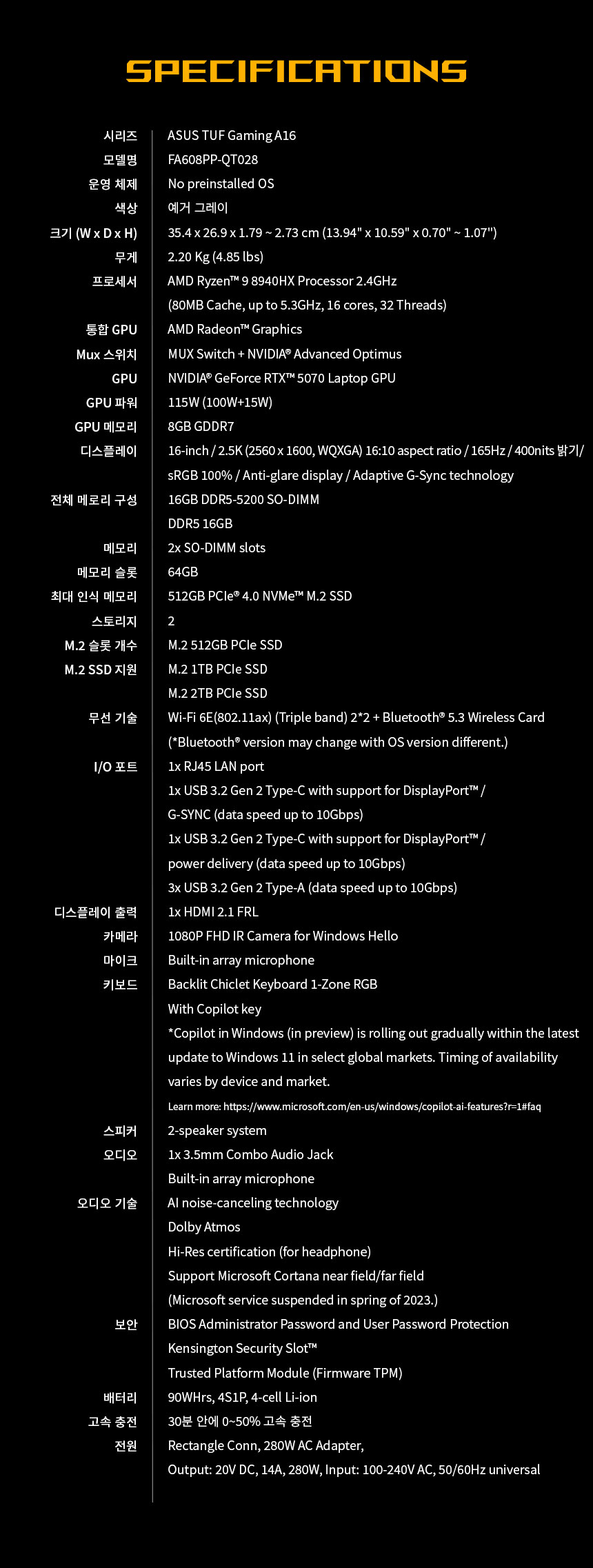 ASUS TUF Gaming A16 FA608PP-QT028